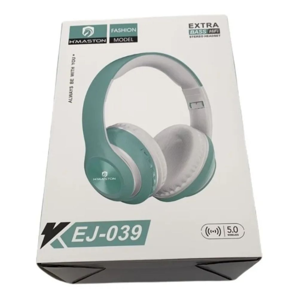 Fone De Ouvido Sem Fio Bluetooth 5.0 Headphone TF Card EJ-039 ...